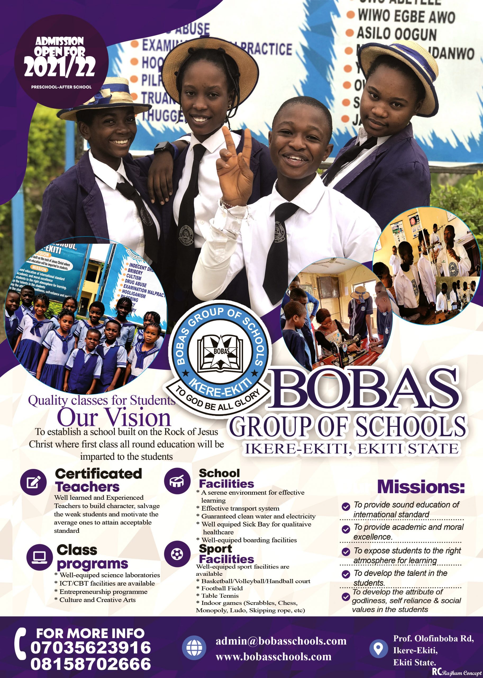 Admission In Progress - Bobas International Schools
